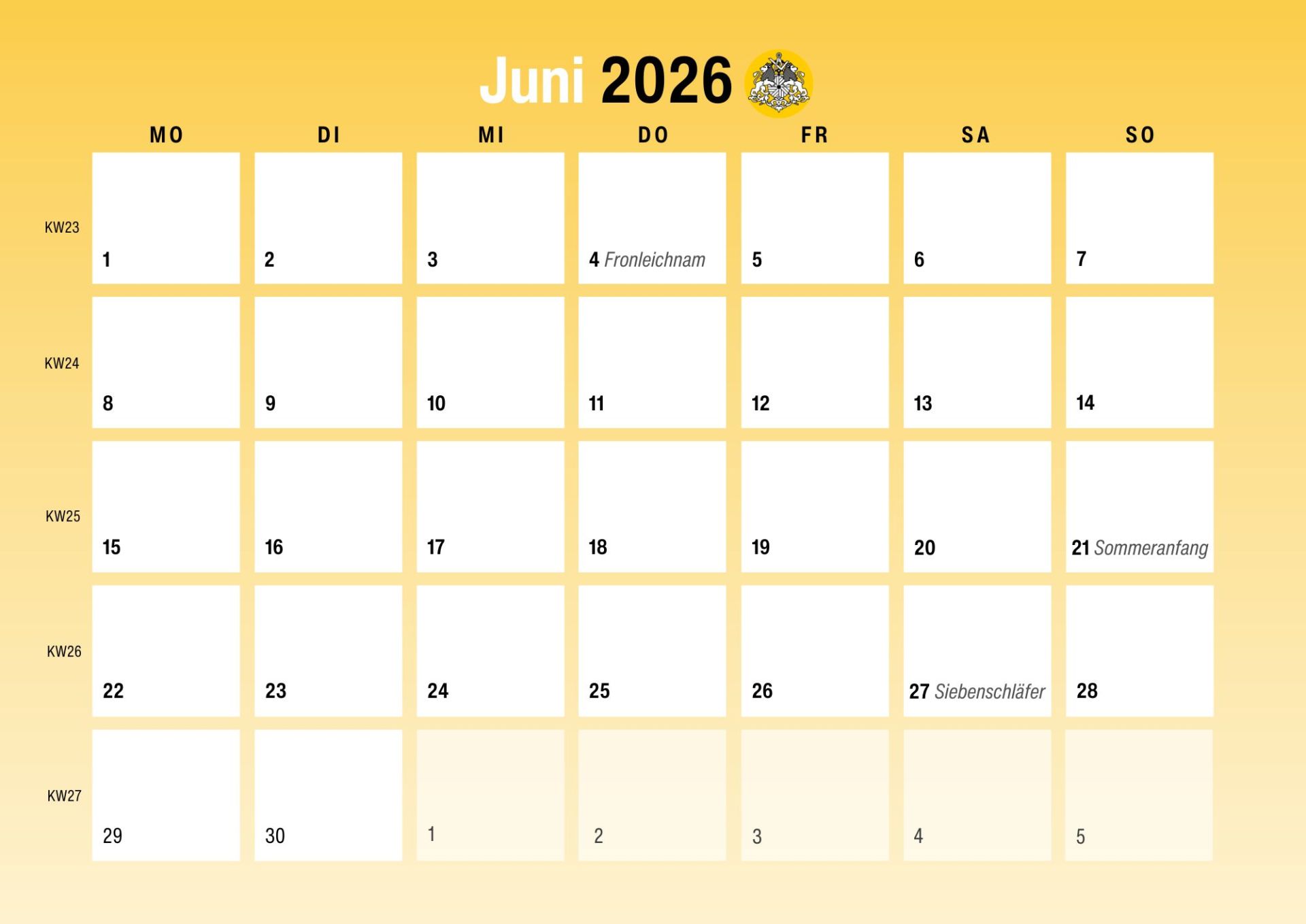 Kalender 2026 | 9006